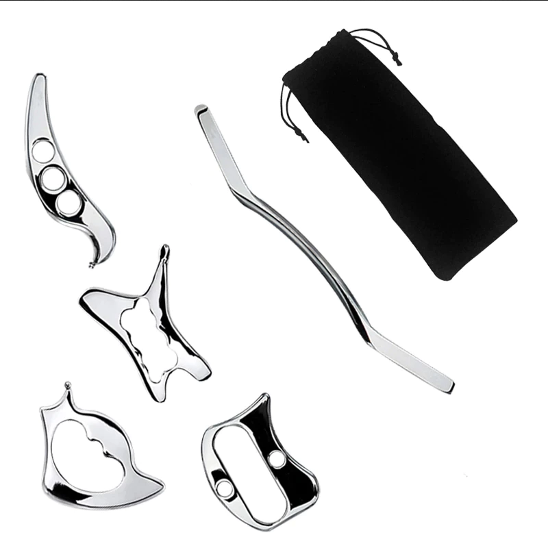 IASTM Tool Set van 5 Nieuwe Stijl - Massage Fabriek